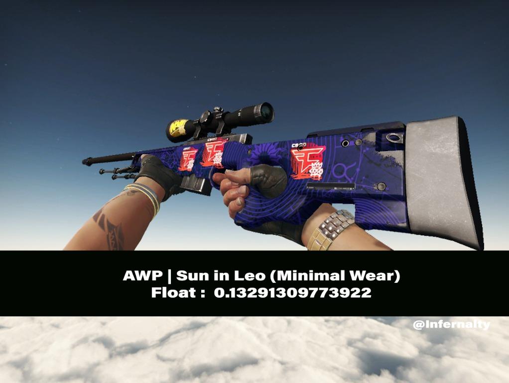 AWP Sun In Leo MW CSGO SKINS KNVES, Video Gaming, Gaming Accessories ...