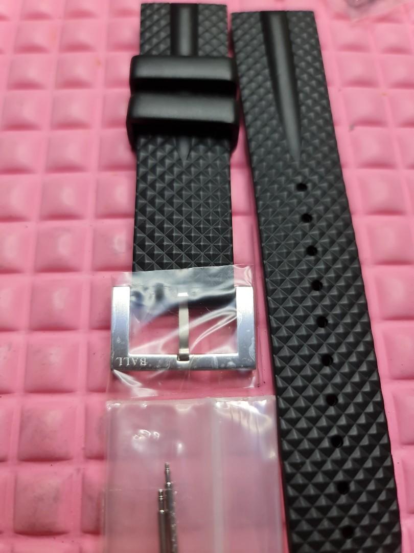 BALL WATCH 21MM RUBBER STRAP, Luxury, Watches on Carousell