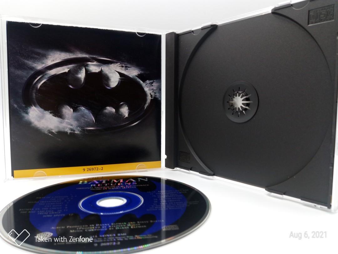 Batman Returns Original Movie Soundtrack /1992 Warner Bros. Record US ...