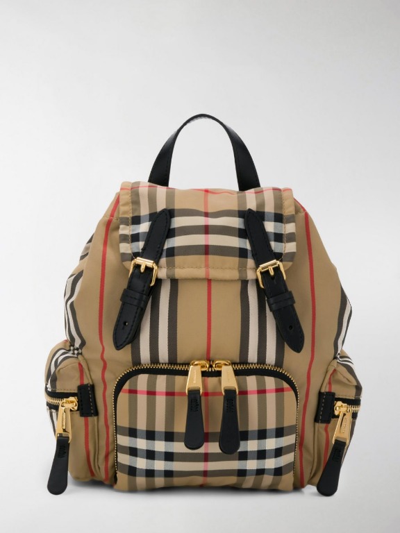 BURBERRY Vintage Mini check backpack, Luxury, Bags & Wallets on Carousell