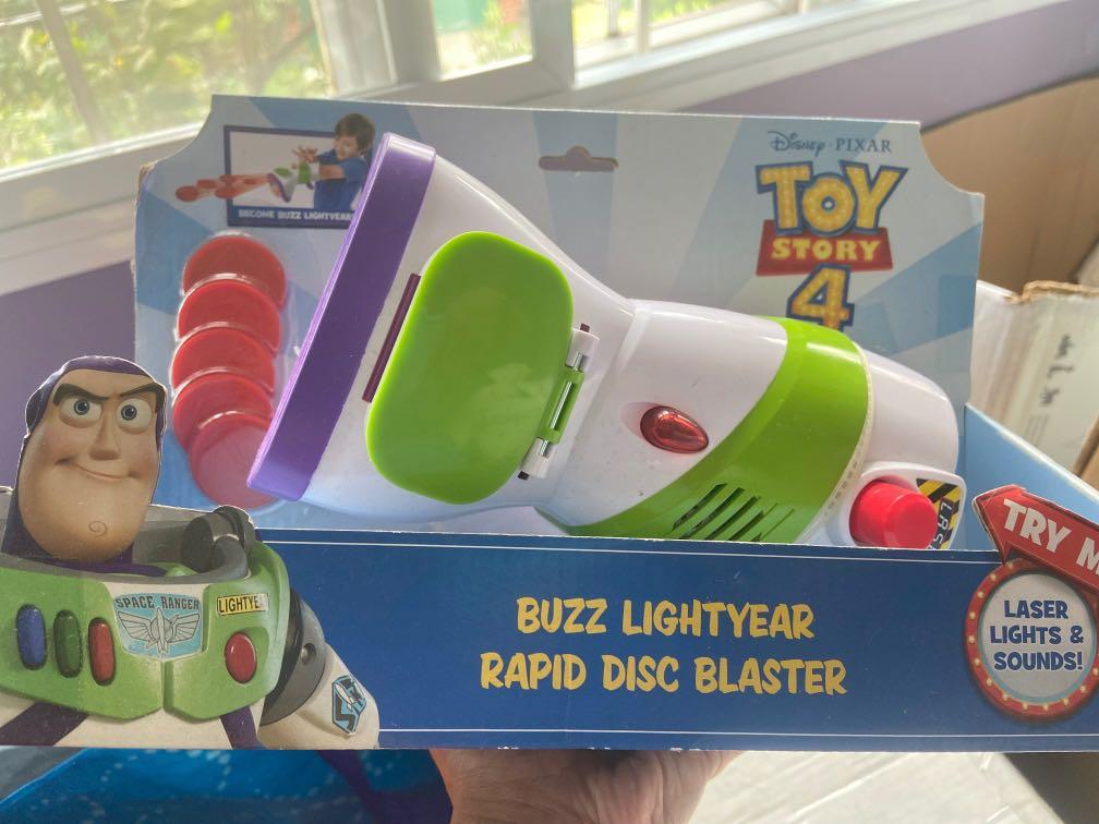 Buzz Lightning Rapid Disc Blaster, Hobbies & Toys, Toys & Games on ...