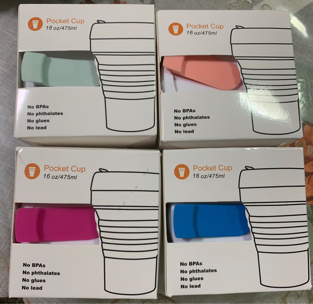 Collapsible Pocket Cup With free NanoToy, Furniture & Home Living ...