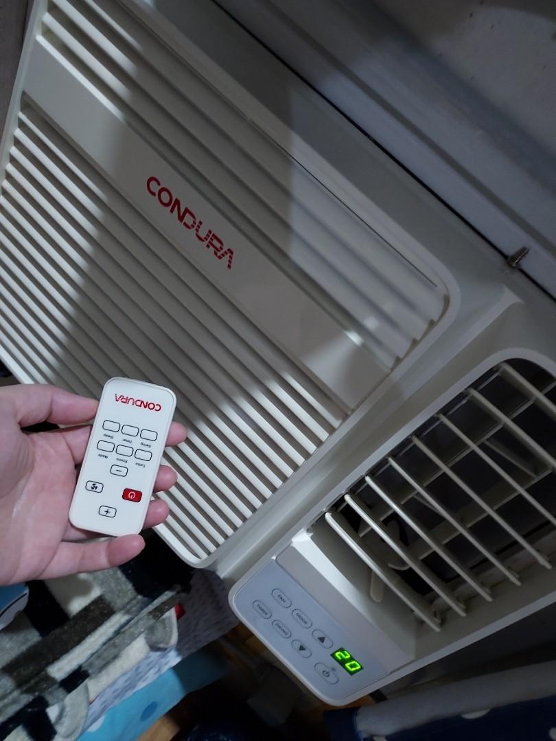 Condura 6X Plus 1HP Remote Window Type Non-Inverter Aircon, TV & Home ...