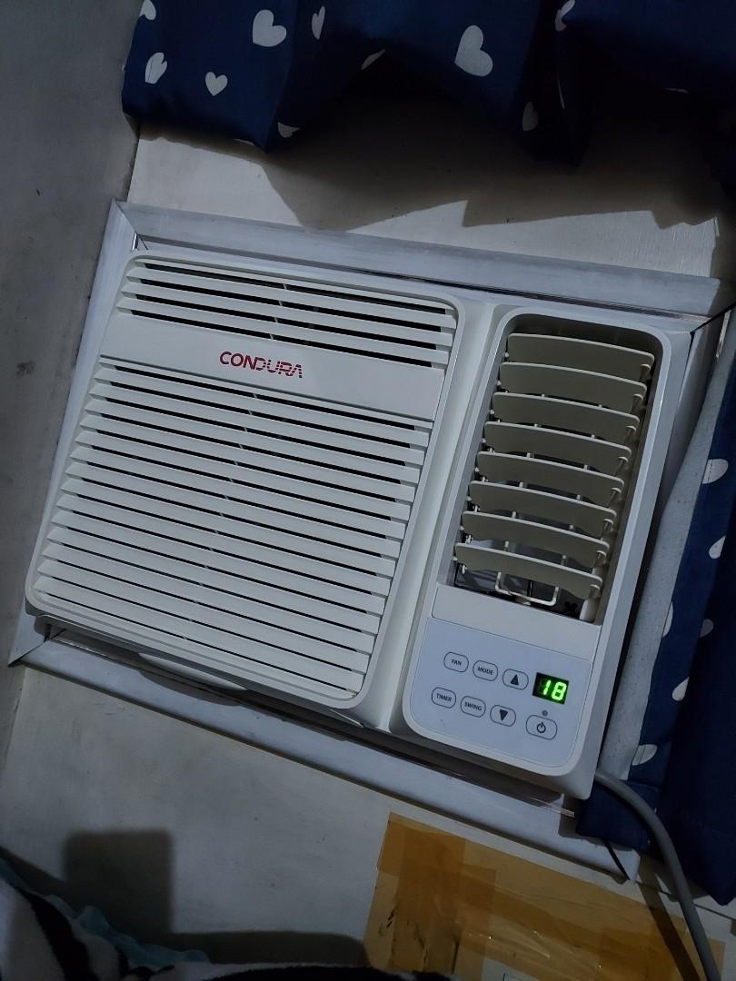 Condura 6X Plus 1HP Remote Window Type Non-Inverter Aircon, TV & Home ...