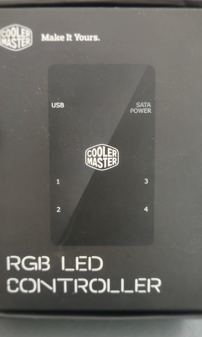 CoolerMaster RGB Fans with RGB Controller, Computers & Tech, Parts ...