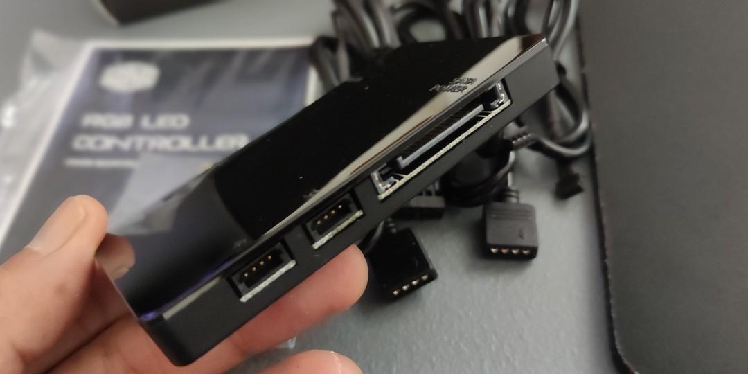 CoolerMaster RGB Fans with RGB Controller, Computers & Tech, Parts ...