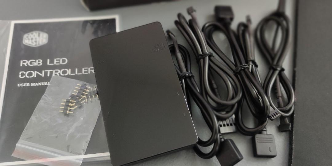 CoolerMaster RGB Fans with RGB Controller, Computers & Tech, Parts ...