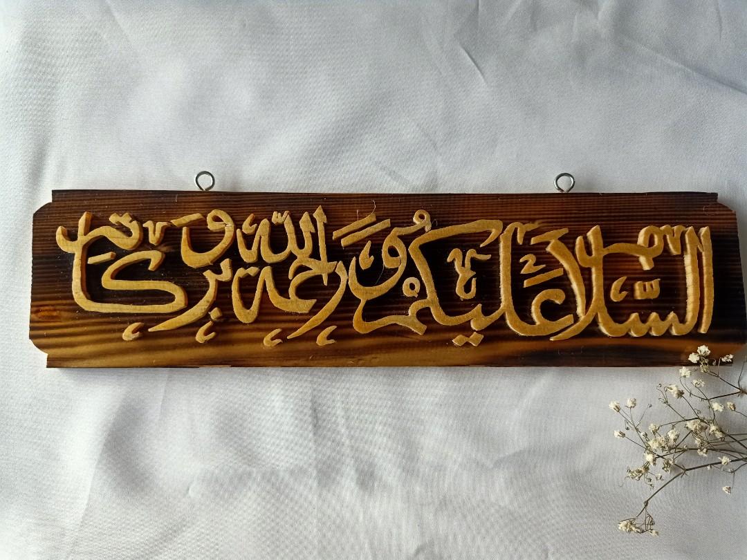 Custom ukir kayu, Antik, Pajangan di Carousell