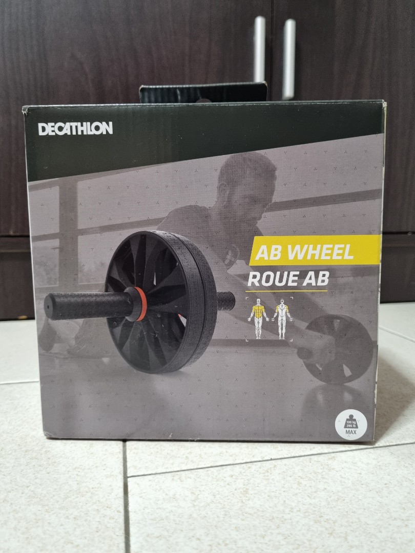 Decathlon Abs Wheel, Sports Equipment, Exercise & Fitness, Toning ...