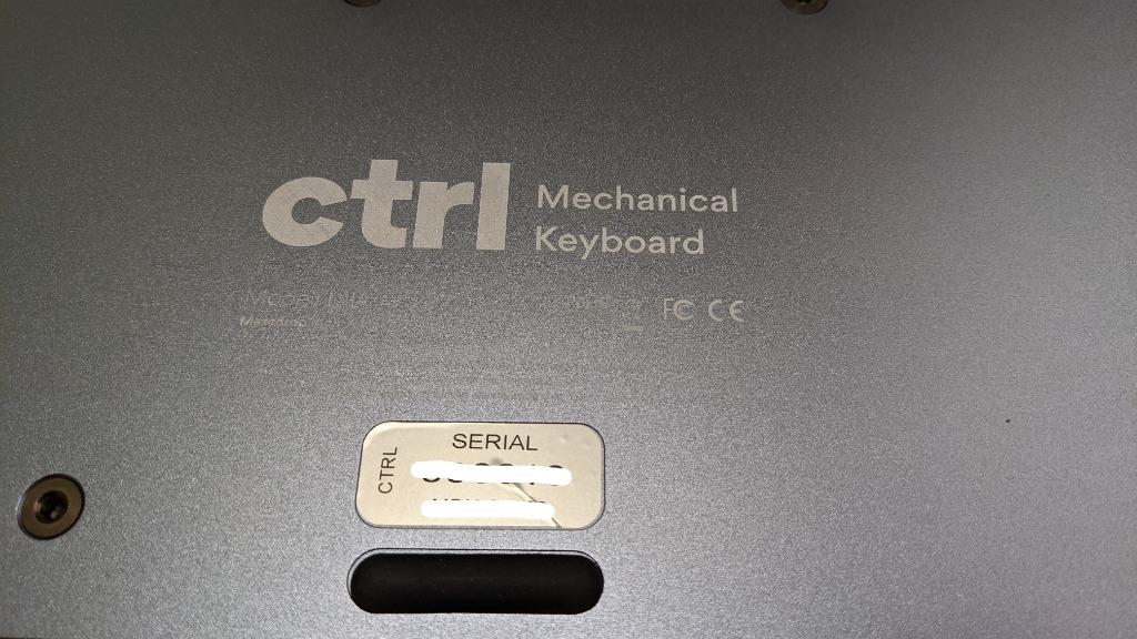 Drop CTRL TKL Mechanical keyboard (space gray) w/ Halo Clear switches ...