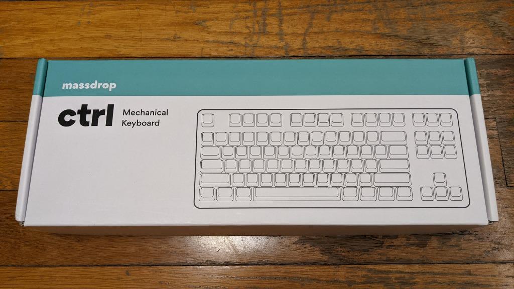 Drop CTRL TKL Mechanical keyboard (space gray) w/ Halo Clear switches ...