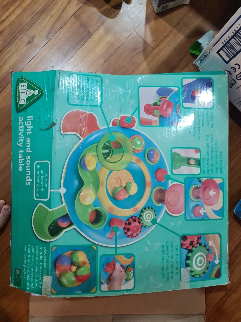 ELC Activity table for kids, Hobbies & Toys, Toys & Games on Carousell