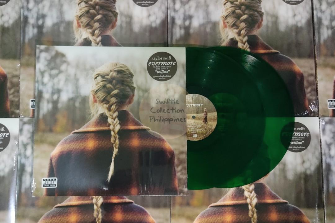 Evermore Translucent Green Vinyl - Taylor Swift, Hobbies & Toys, Music ...