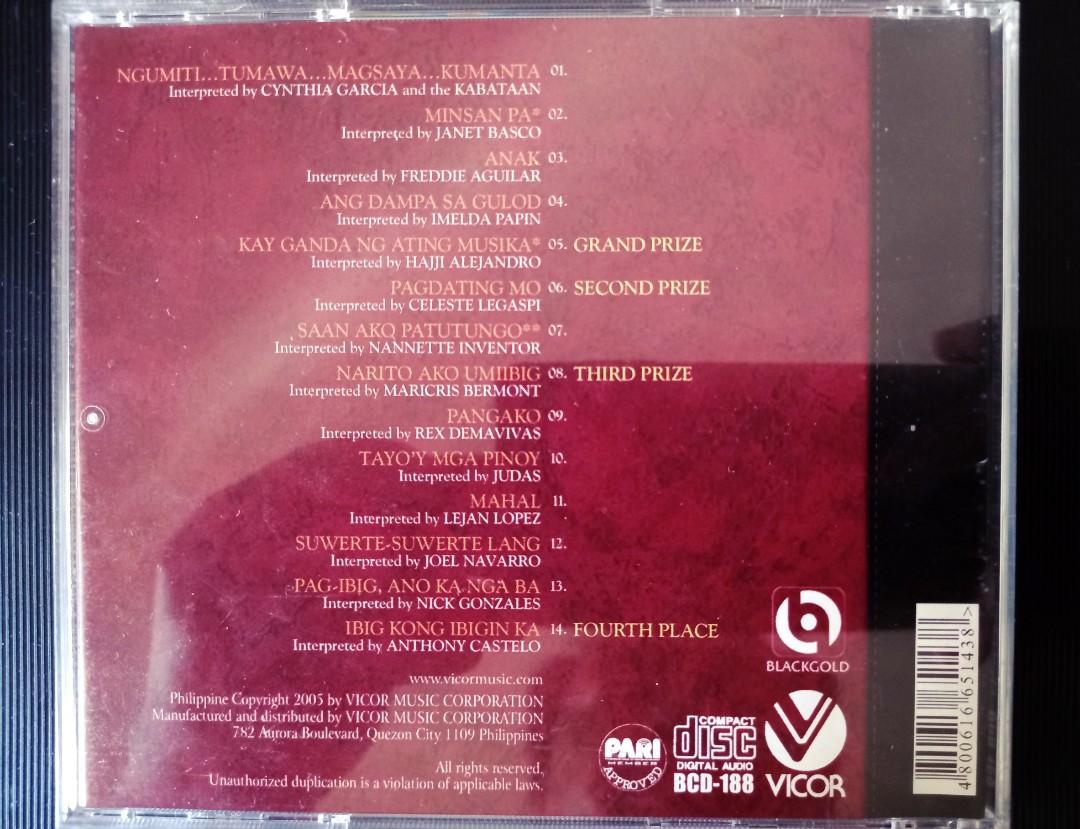 For Sale OPM 1st/2nd/3rd Metro Manila Popular Music Festival (Metropop ...