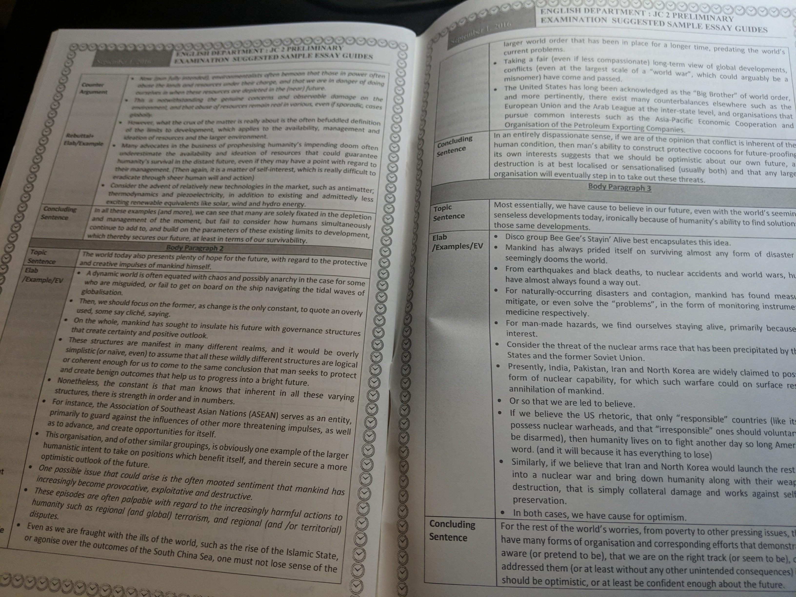 General paper gp model essay examples and notes, Hobbies & Toys, Books ...