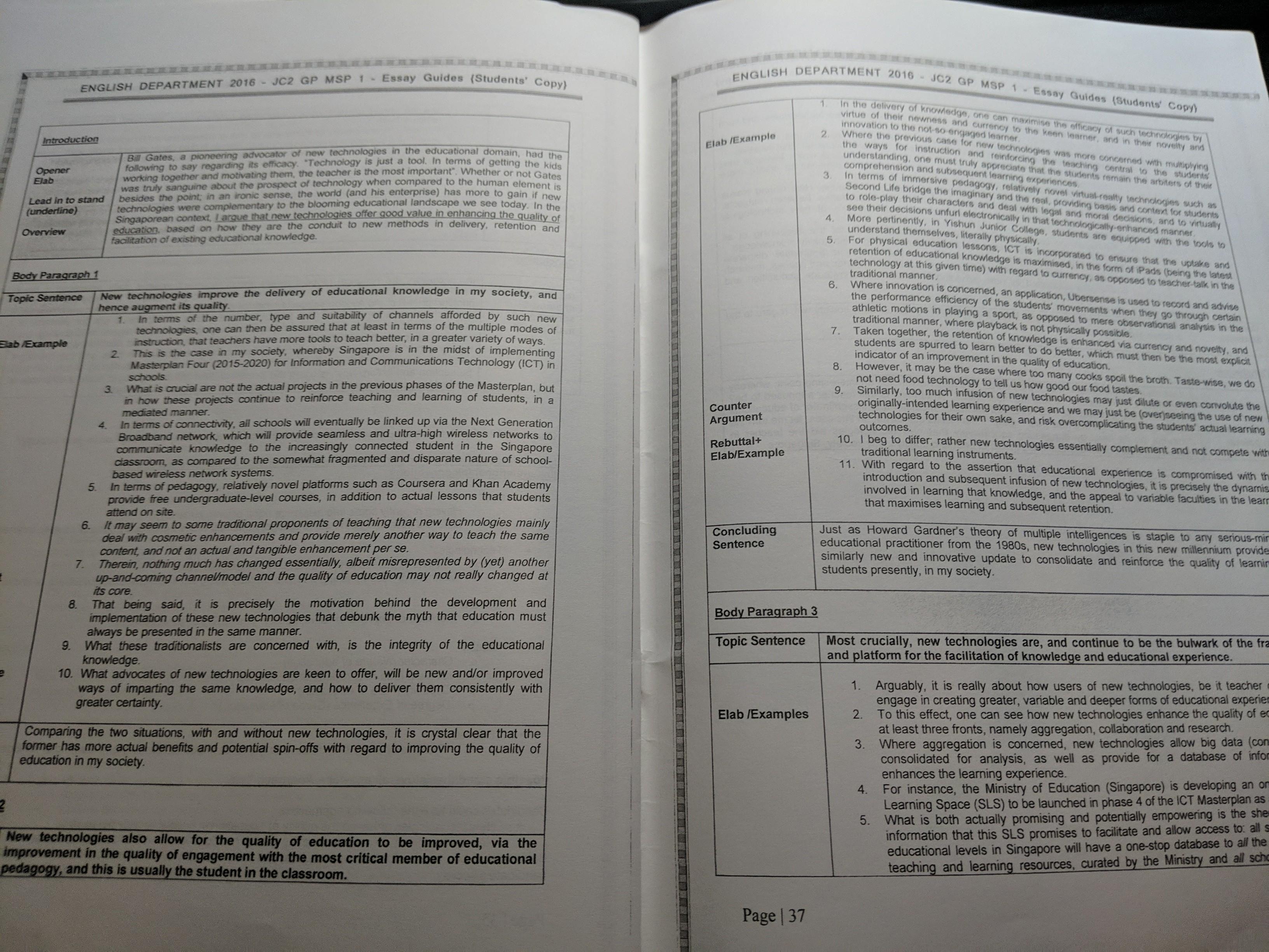 General paper gp model essay examples and notes, Hobbies & Toys, Books ...