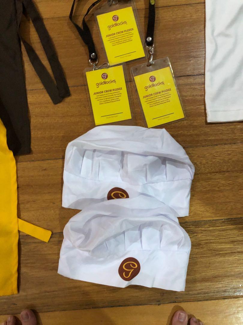 Goldilocks Junior Crew Set Apron and Chef Hat, Babies & Kids, Babies ...