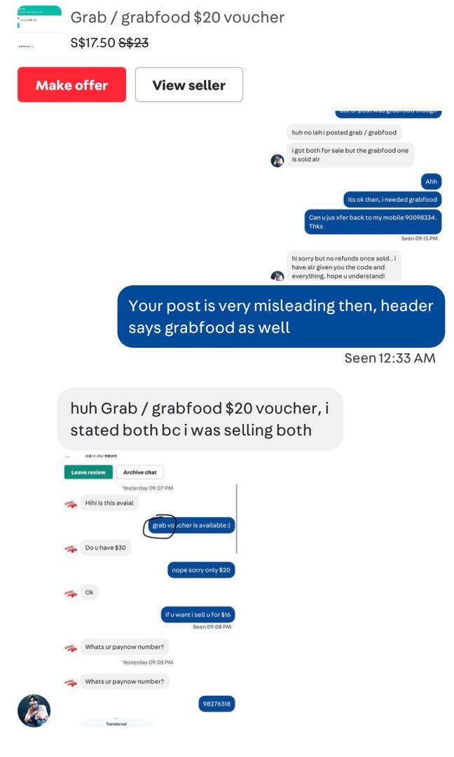 GrabCar Voucher $20($16), Tickets & Vouchers, Vouchers on Carousell