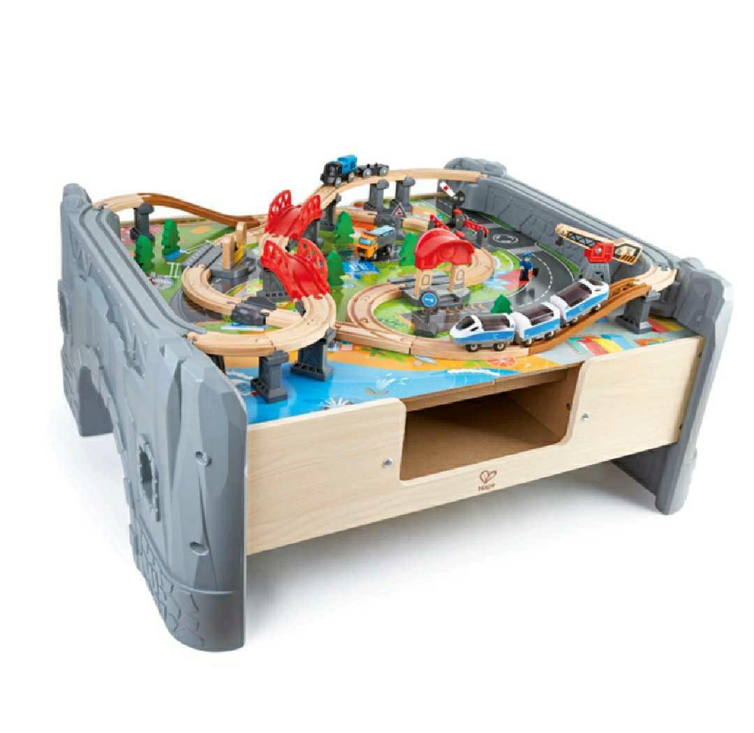 Hape Railway Train Set with Table, Hobbies & Toys, Toys & Games on ...