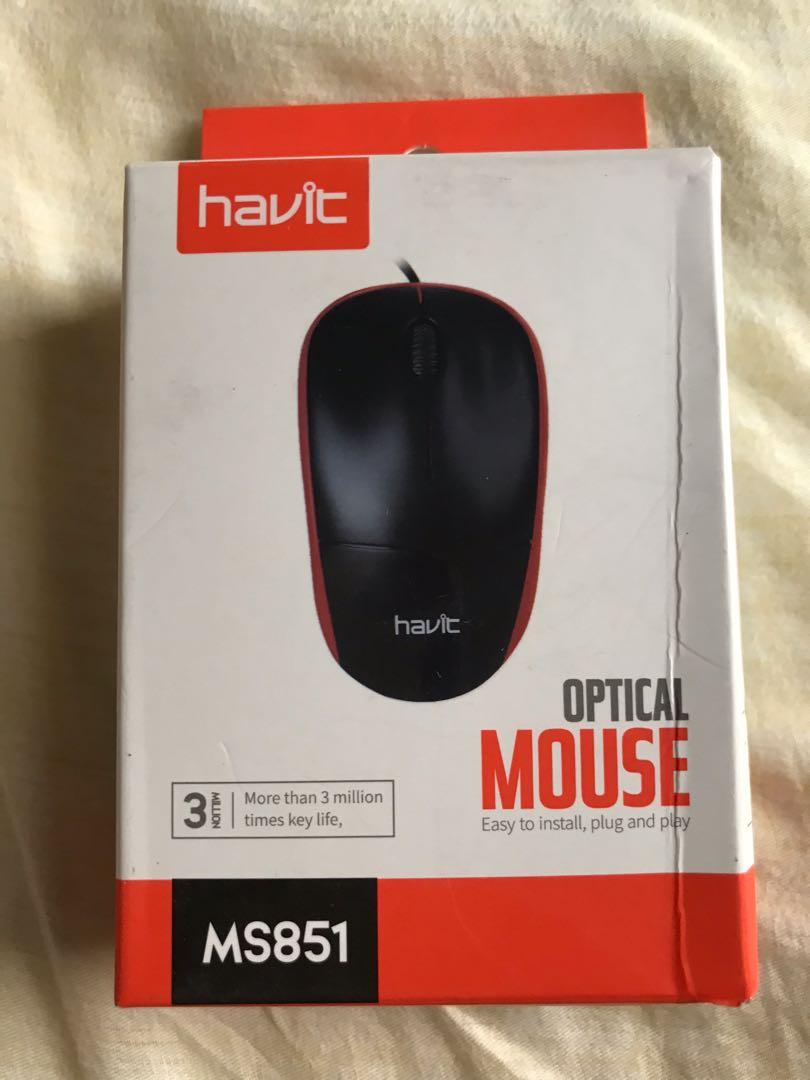 Havic Optical Mouse MS851, Computers & Tech, Parts & Accessories, Mouse ...