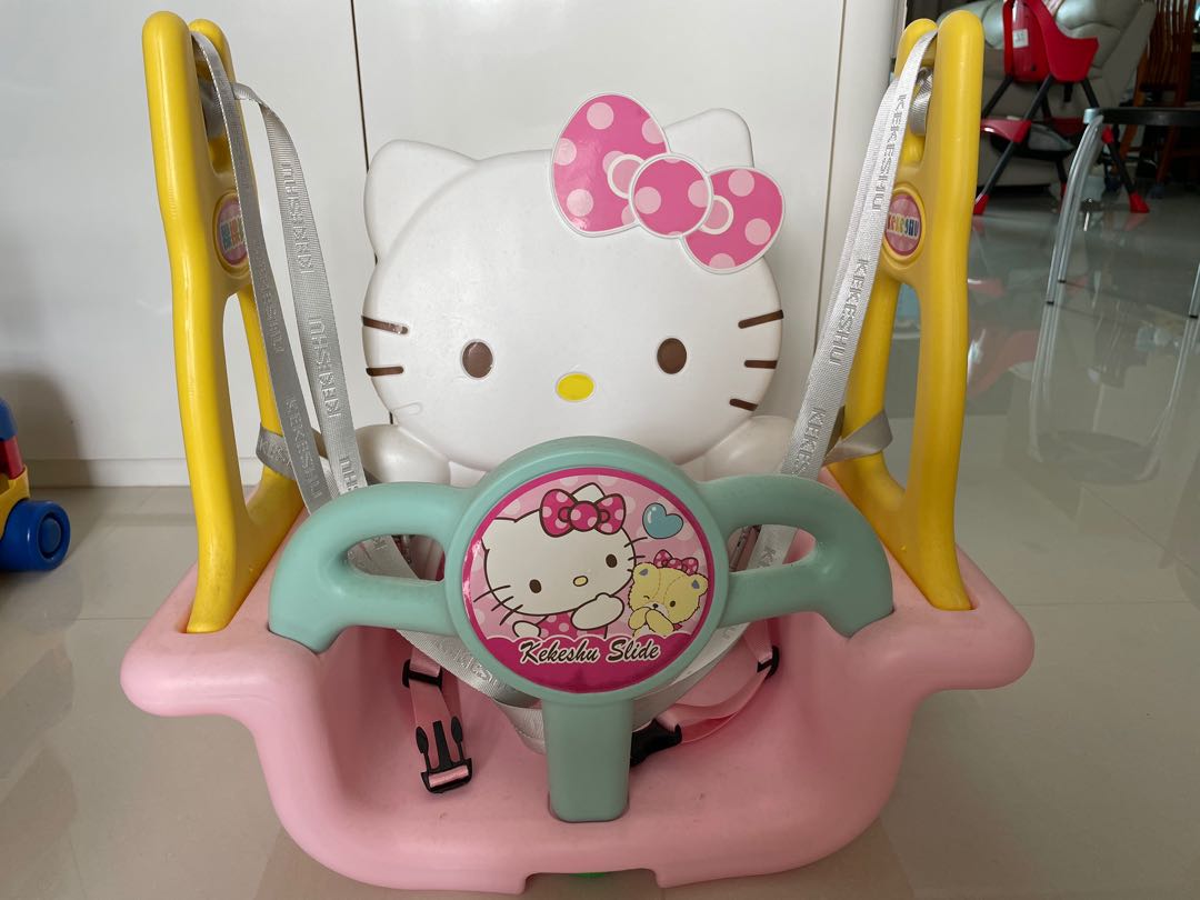 Hello kitty Swing, Babies & Kids, Infant Playtime on Carousell