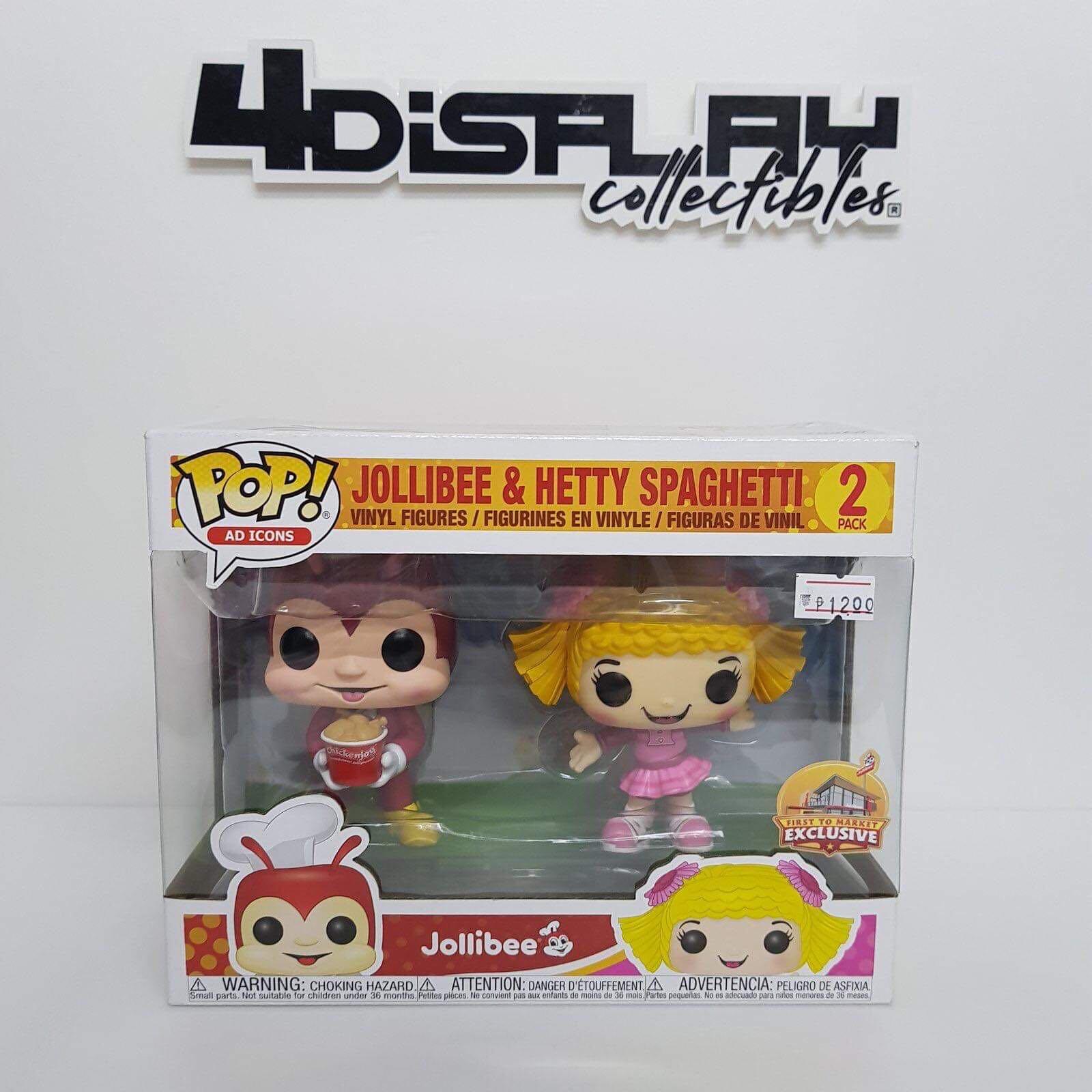 JOLLIBEE & HETTY SPAGHETTI FUNKO POP, Hobbies & Toys, Toys & Games on ...