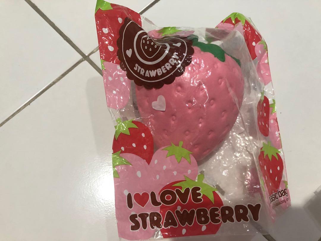 Jumbo strawberry, Toys & Collectibles, Mainan di Carousell