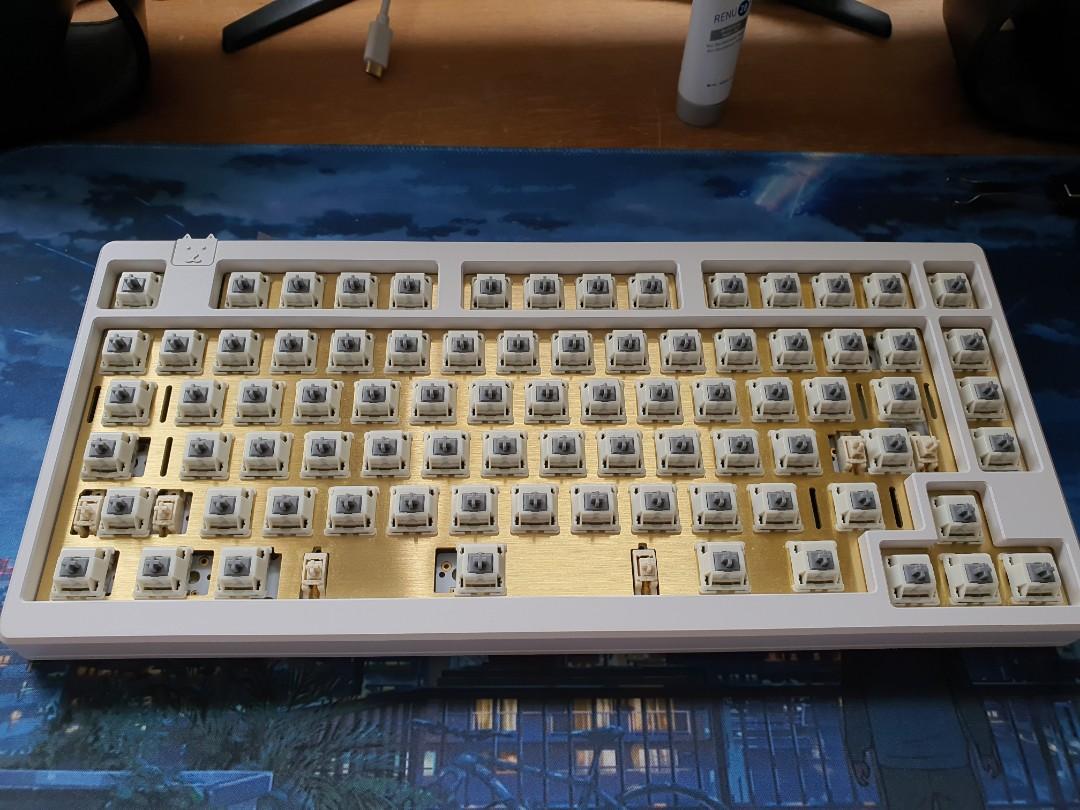 KBDFans Bella 75 E-White Custom Keyboard, Computers & Tech, Parts ...