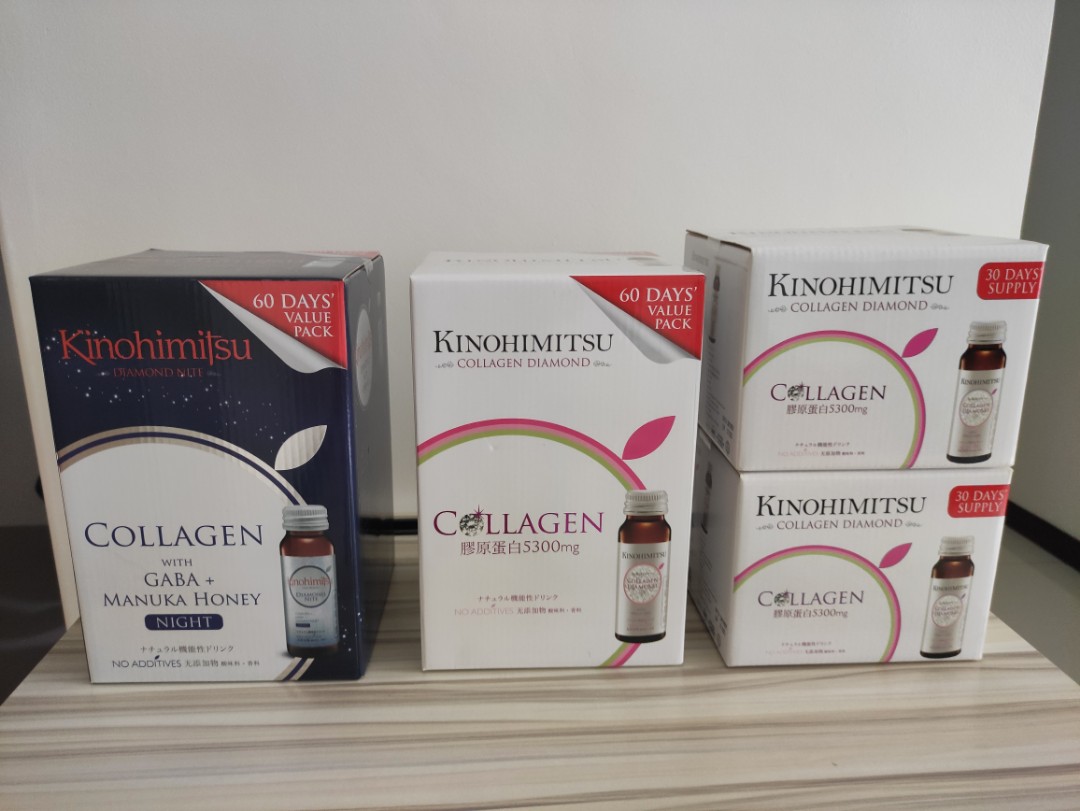 Kinohimitsu collagen diamond nite + collagen diamond, Beauty & Personal ...