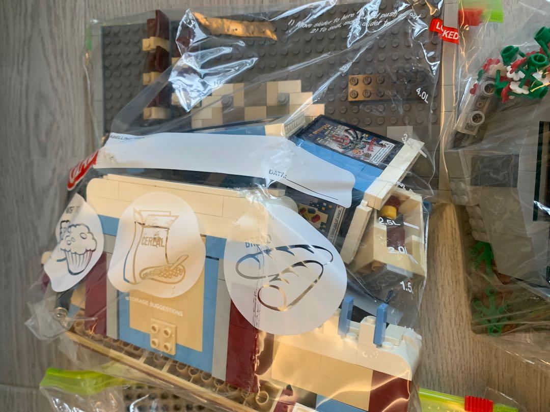 有盒 boxed Vintage Lego 10184 罕有 city cinema city hall gasoline 50 周年限定版齊 ...