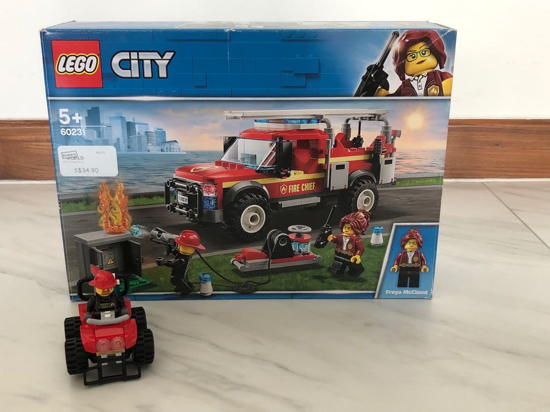 Lego City 60231 Fire Chief Response Truck, Hobbies & Toys, Toys & Games ...