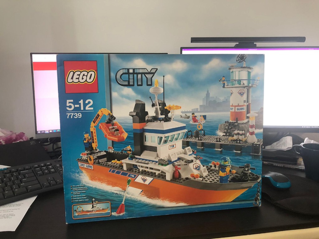 Lego 7739 City Coast Guard Patrol Boat and Tower (Rare Product ...