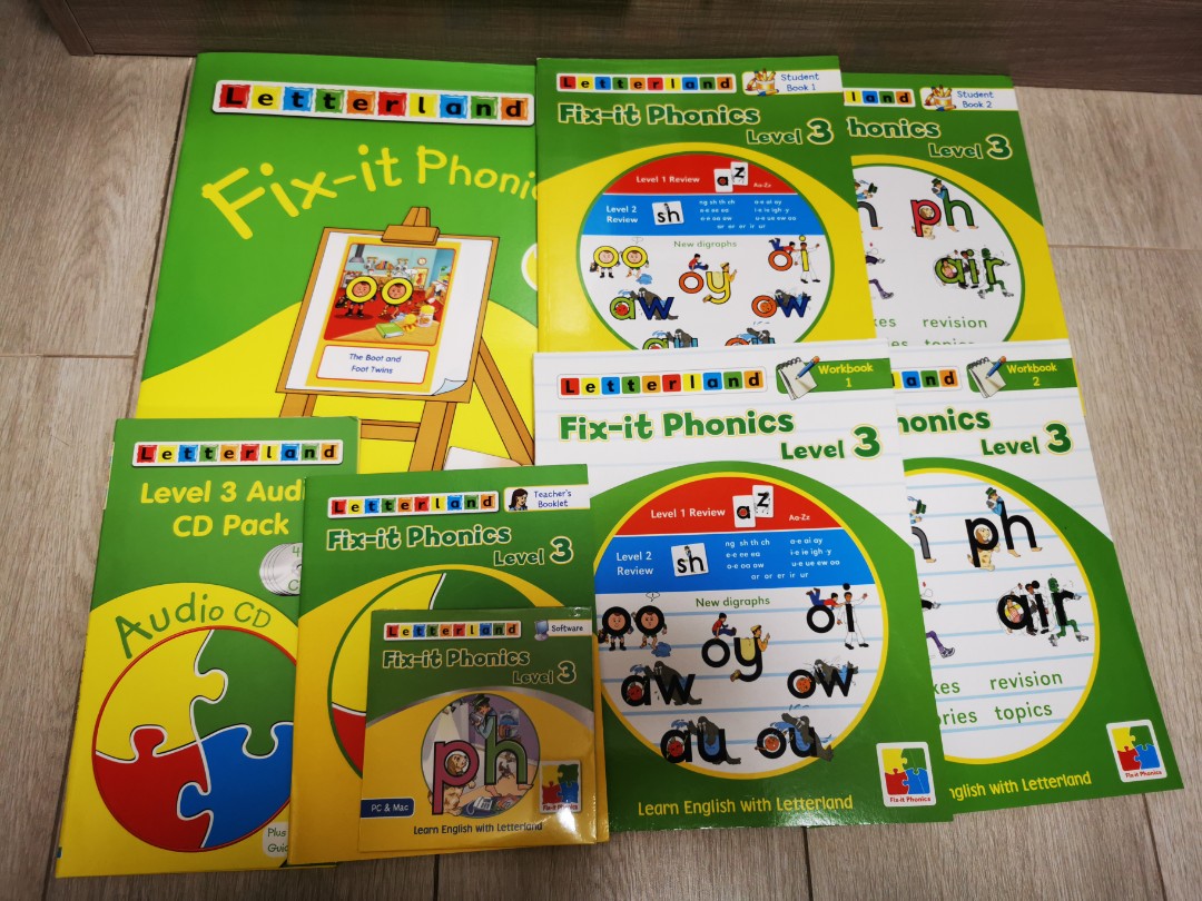 Letterland fix it phonics level 3, 興趣及遊戲, 書本 & 文具, 小說 & 故事書 - Carousell