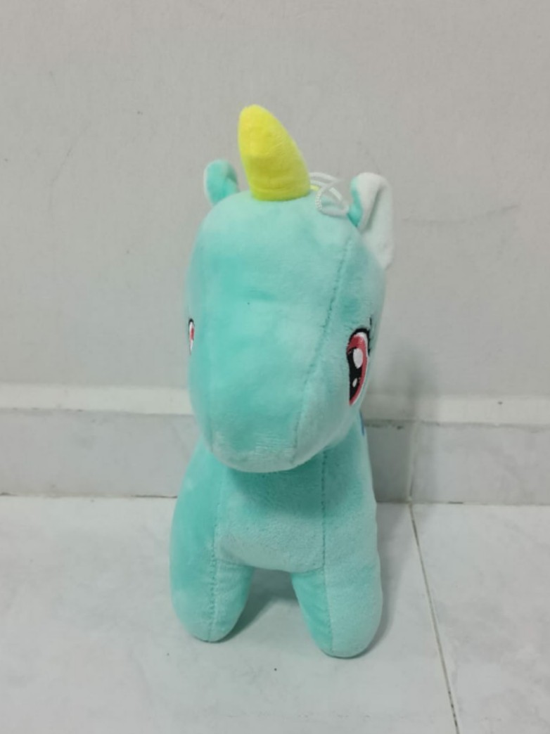 Light blue unicorn soft toy, Hobbies & Toys, Toys & Games on Carousell
