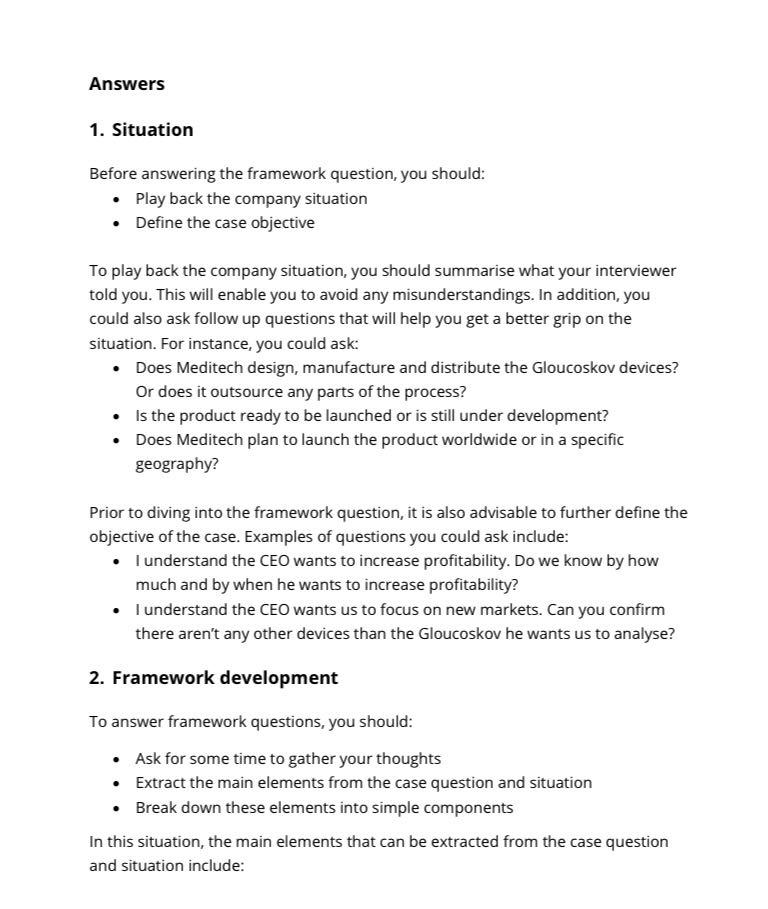 2023 MBB Consulting Case Interview Preparation E-Pack (McKinsey, BCG ...
