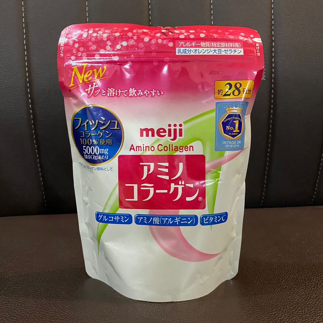 Meiji Amino Collagen Refill 28 days, Health & Nutrition, Health Supplements, Health Food, Drinks ...