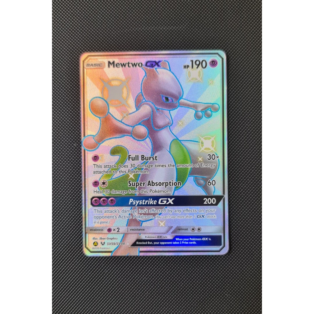 Mewtwo Gx SV59 Holo (Pokemon Hidden Fate), Hobbies & Toys, Toys & Games ...