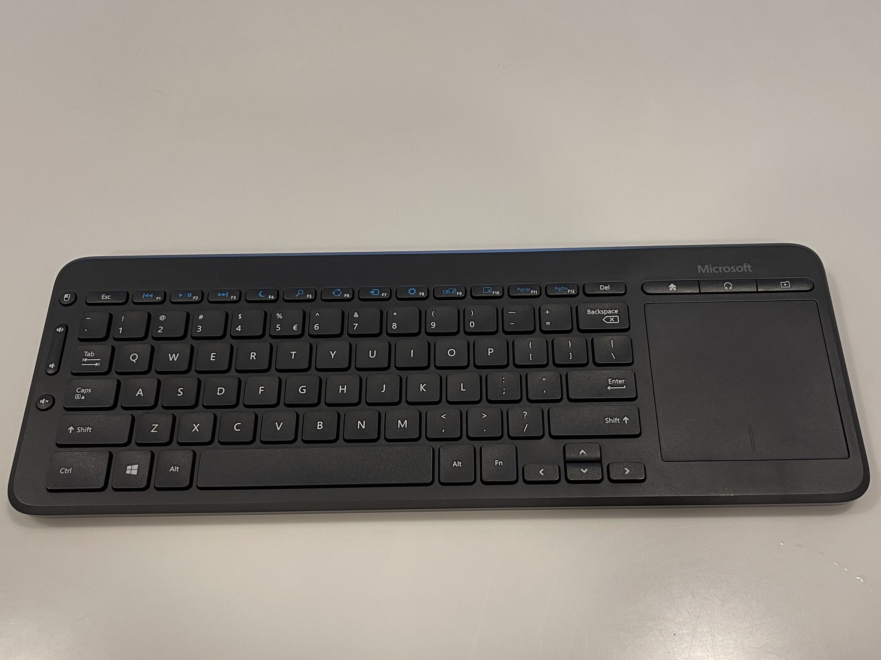Microsoft All in one wireless keyboard with touchpad, Computers & Tech ...