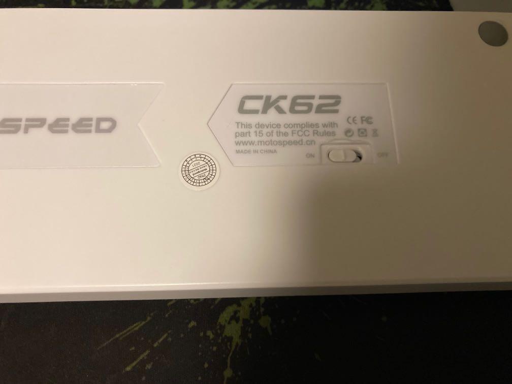 Motospeed CK62 藍牙機械鍵盤, 電腦＆科技, 電腦周邊及配件, 電腦鍵盤及相關產品 - Carousell