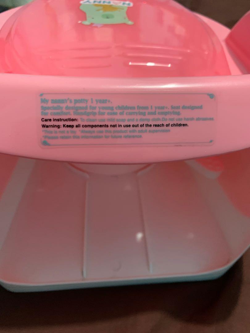 Nanny potty toilet training, Babies & Kids, Bathing & Changing, Toilet ...