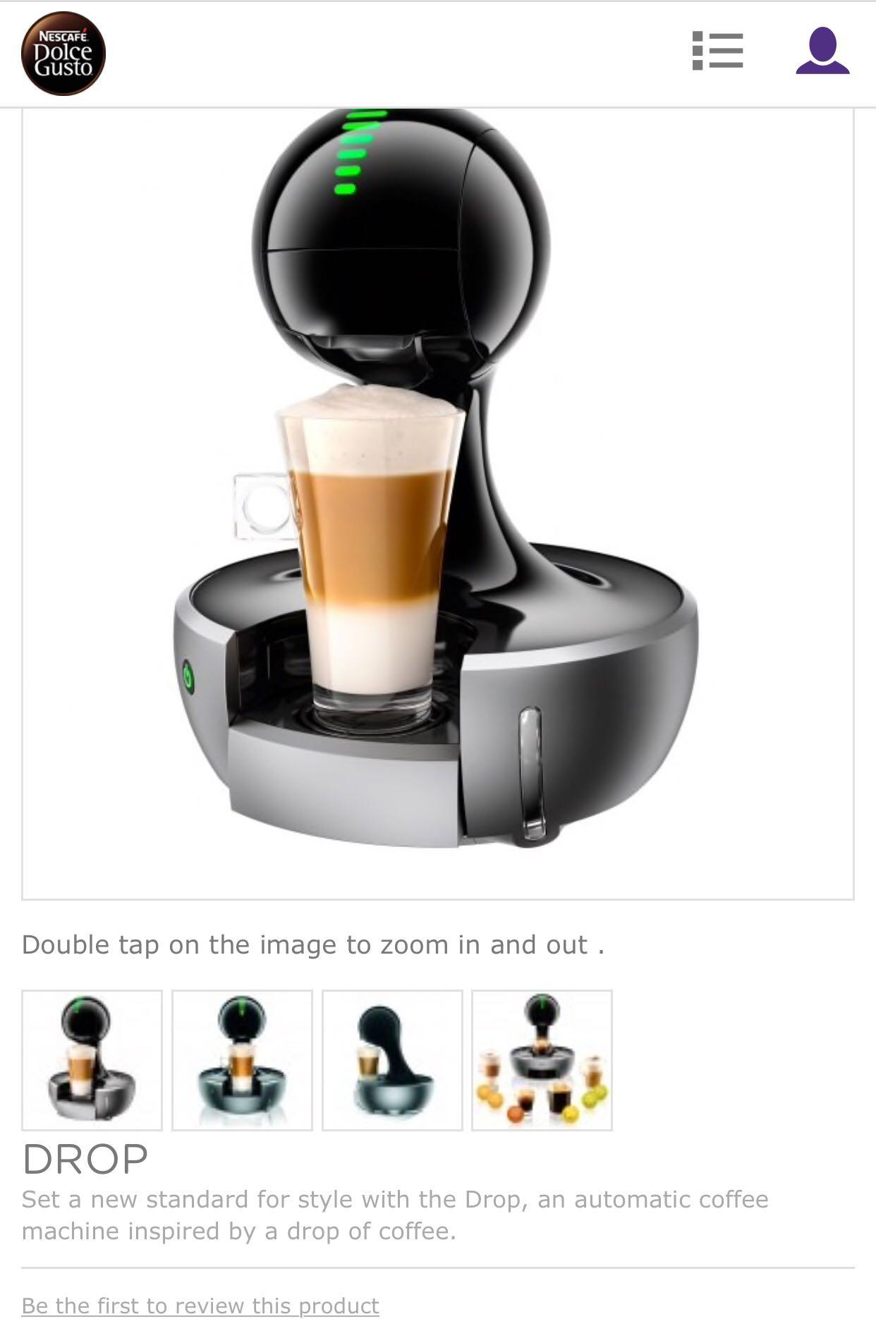 Nescafe Dolce Gusto Drop, TV & Home Appliances, Kitchen Appliances ...