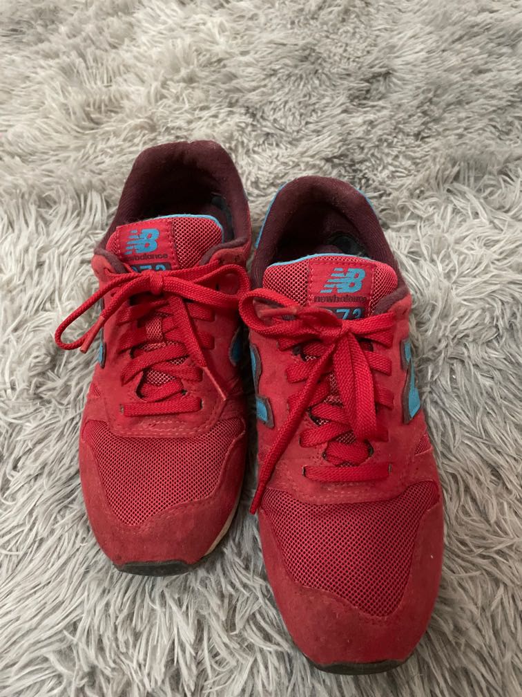 New Balance Red sneakers, Women's Fashion, Footwear, Sneakers on Carousell