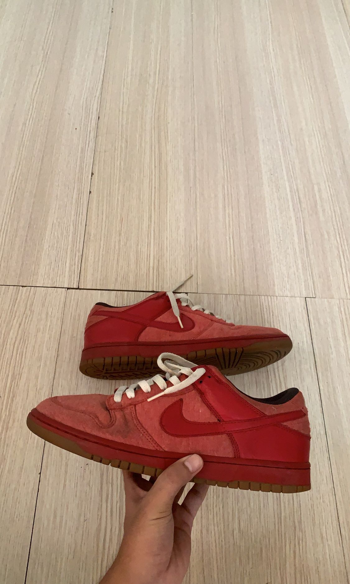 Nike Dunk Low CL- Varsity Red, Men's Fashion, Footwear, Sneakers on ...