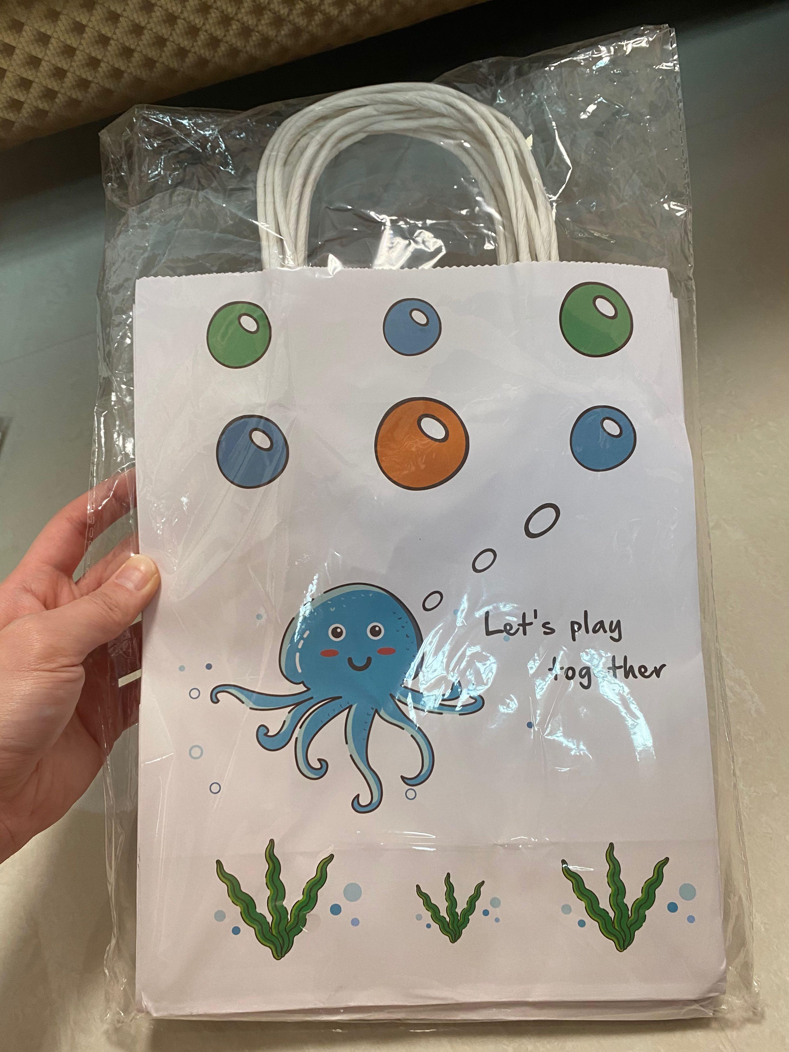 Octopus Paper Bags, Hobbies & Toys, Stationery & Craft, Occasions ...