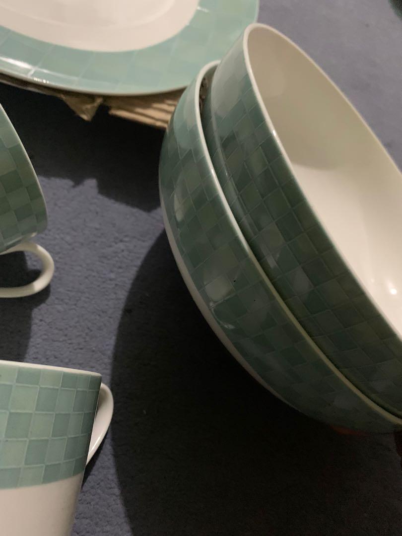 Omega 10pcs Dinner Set Plate, Furniture & Home Living, Kitchenware ...