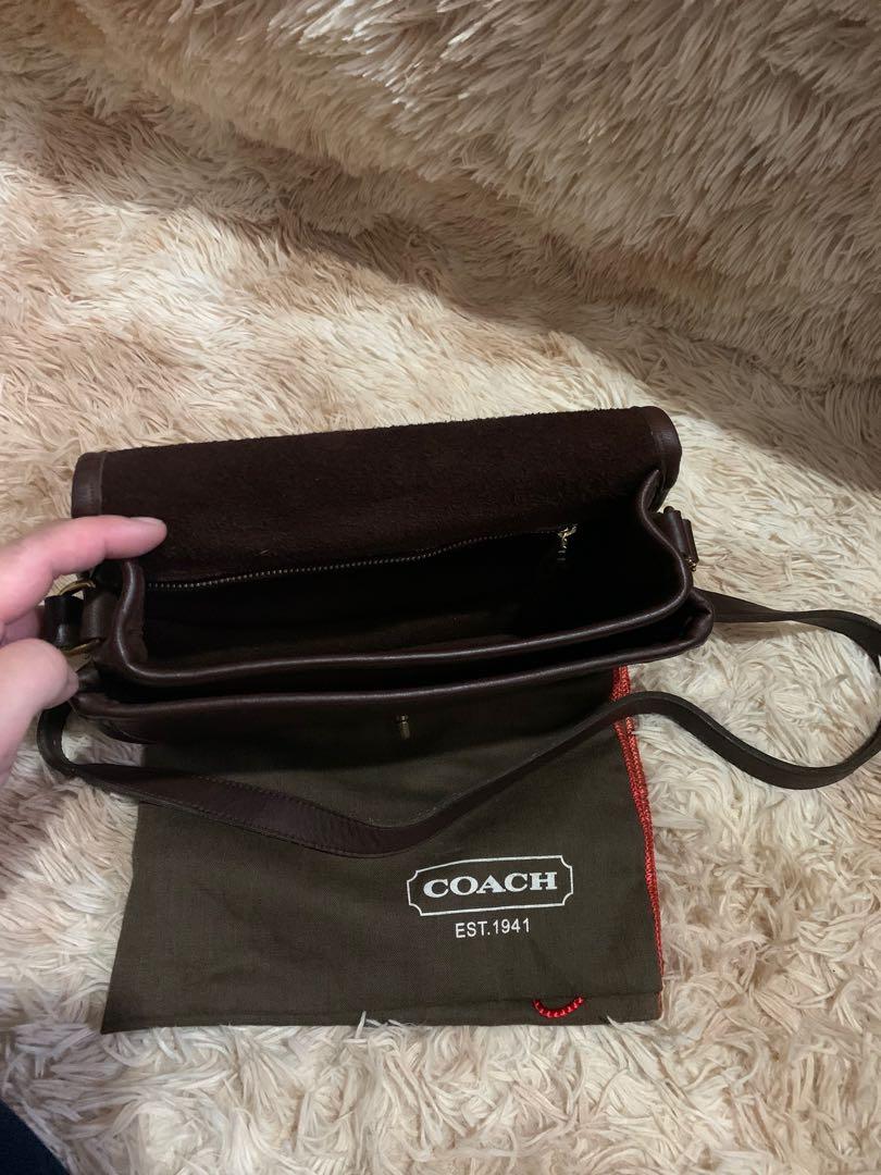 Original Vintage Coach Prairie in Mahogany Hue . Rare model., Luxury ...