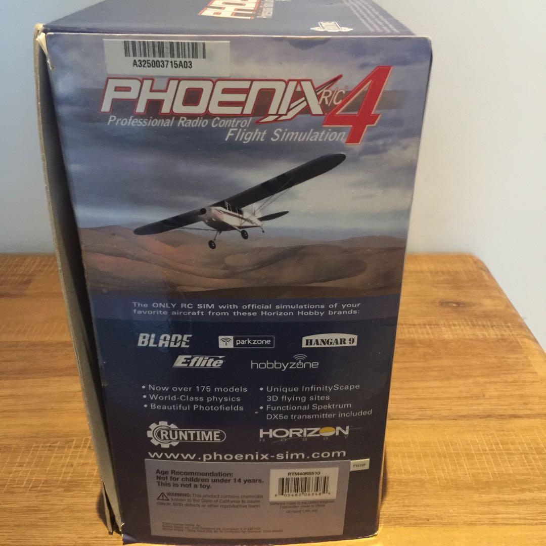 Phoenix RC 4 Professional Radio control Flight simulator Spektrum DX 5e ...