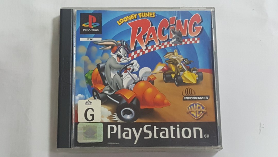 PlayStation PS1 Looney Tunes Racing PAL, Video Gaming, Video Games ...