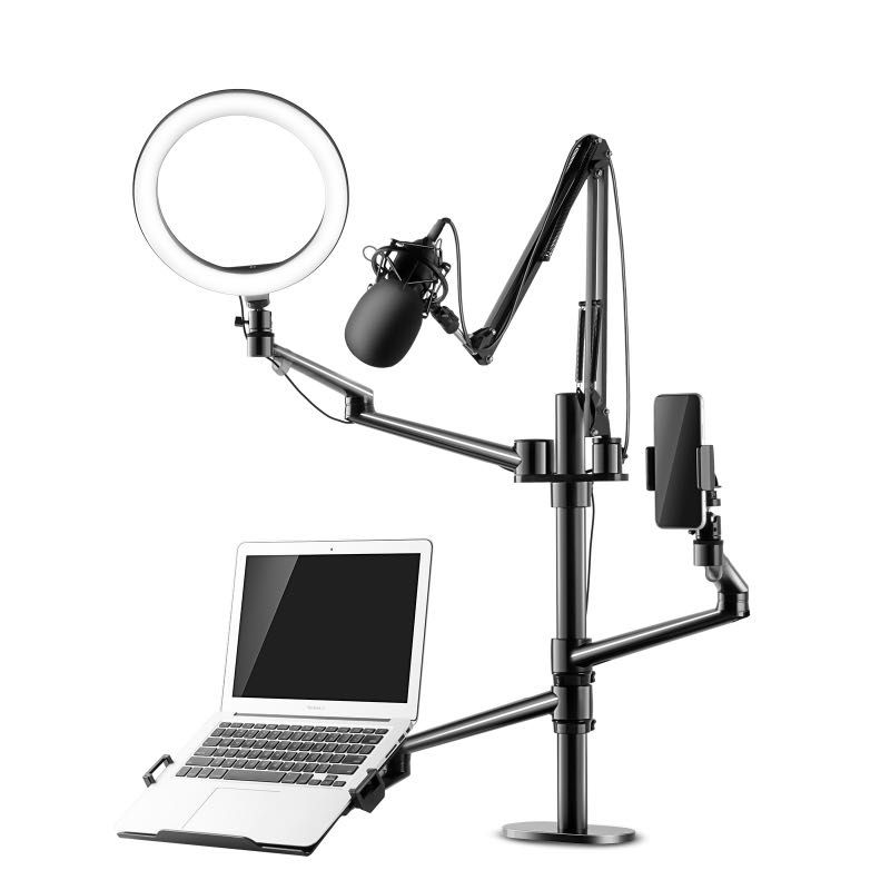 [iDS] Professional Live Stream Table Stand Universal Desktop Flexible 4 ...