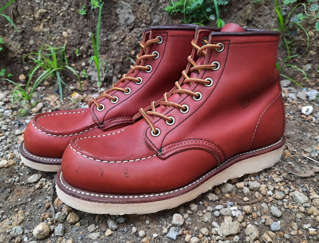 Red Wing 8131 in Oro Russet Moc Toe Redwing, Men's Fashion, Footwear ...